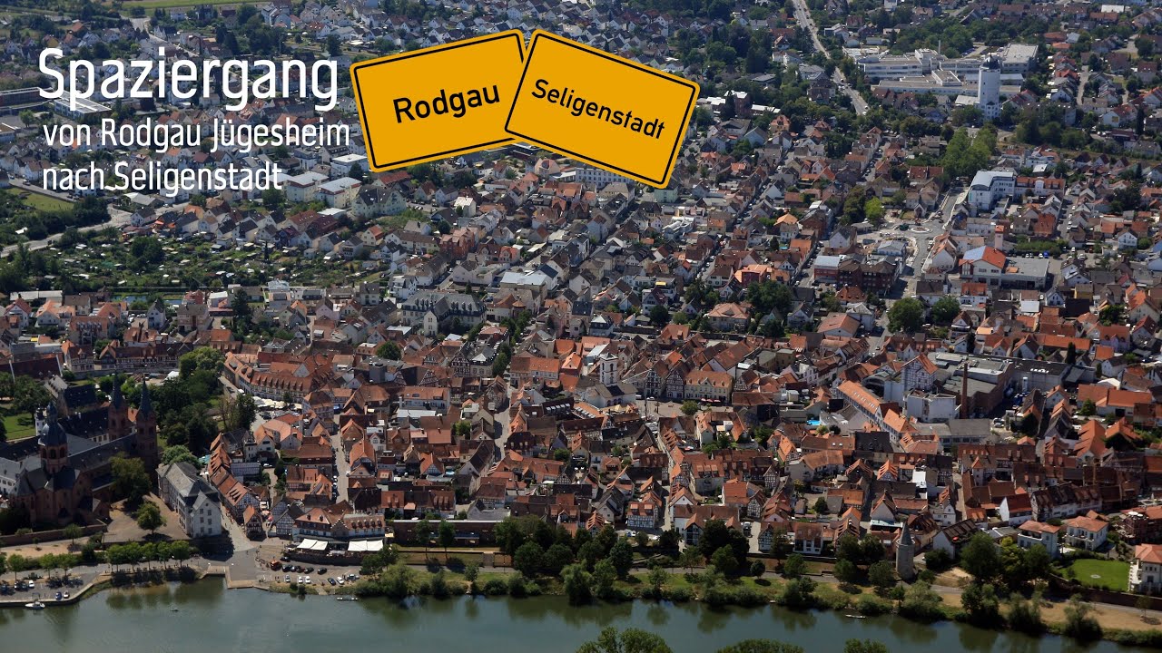 Wanderung von Rodgau Jügesheim nach Seligenstadt | August | 2022 | 4K ...