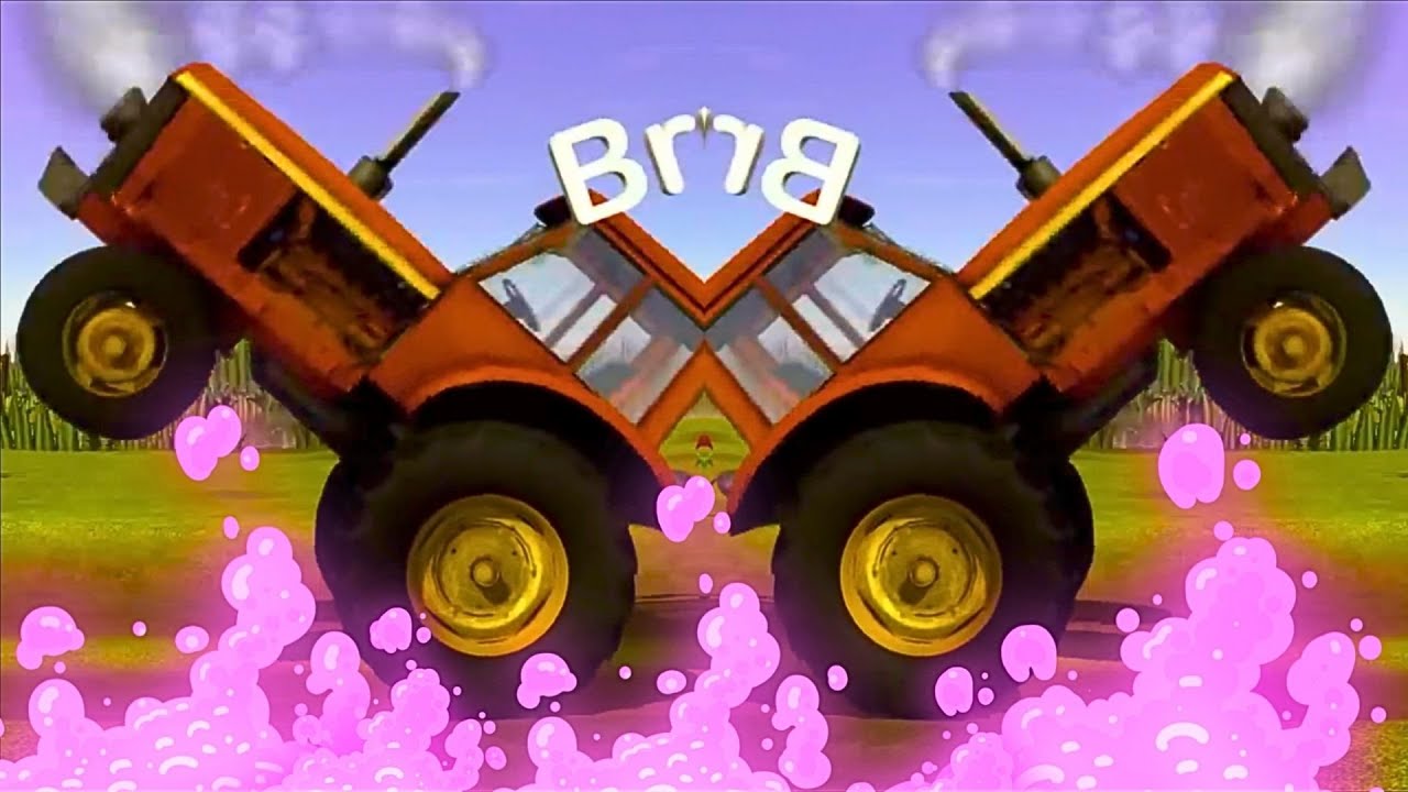 EL TRACTOR Y EL POLLITO INUNDADO CON FUEGO CON EFECTOS ÚNICOS - YouTube