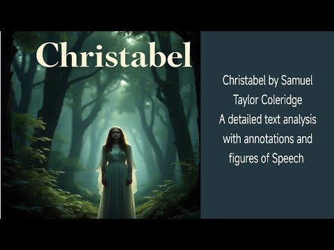 Christabel by Samuel Taylor Coleridge detailed analysis & background in ...
