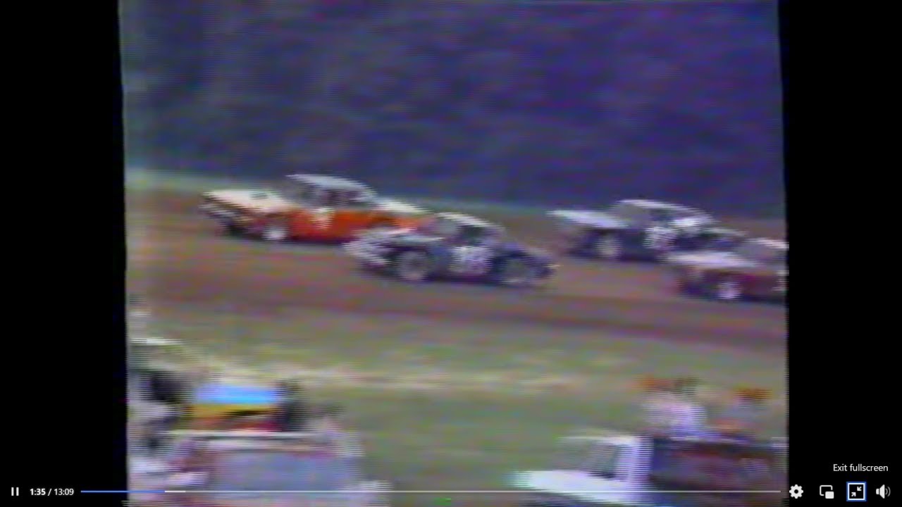 SPORTSMANS SPEEDWAY KNOX PA OUR 08/16/1987 STREET STOCK HEAT 1 - YouTube