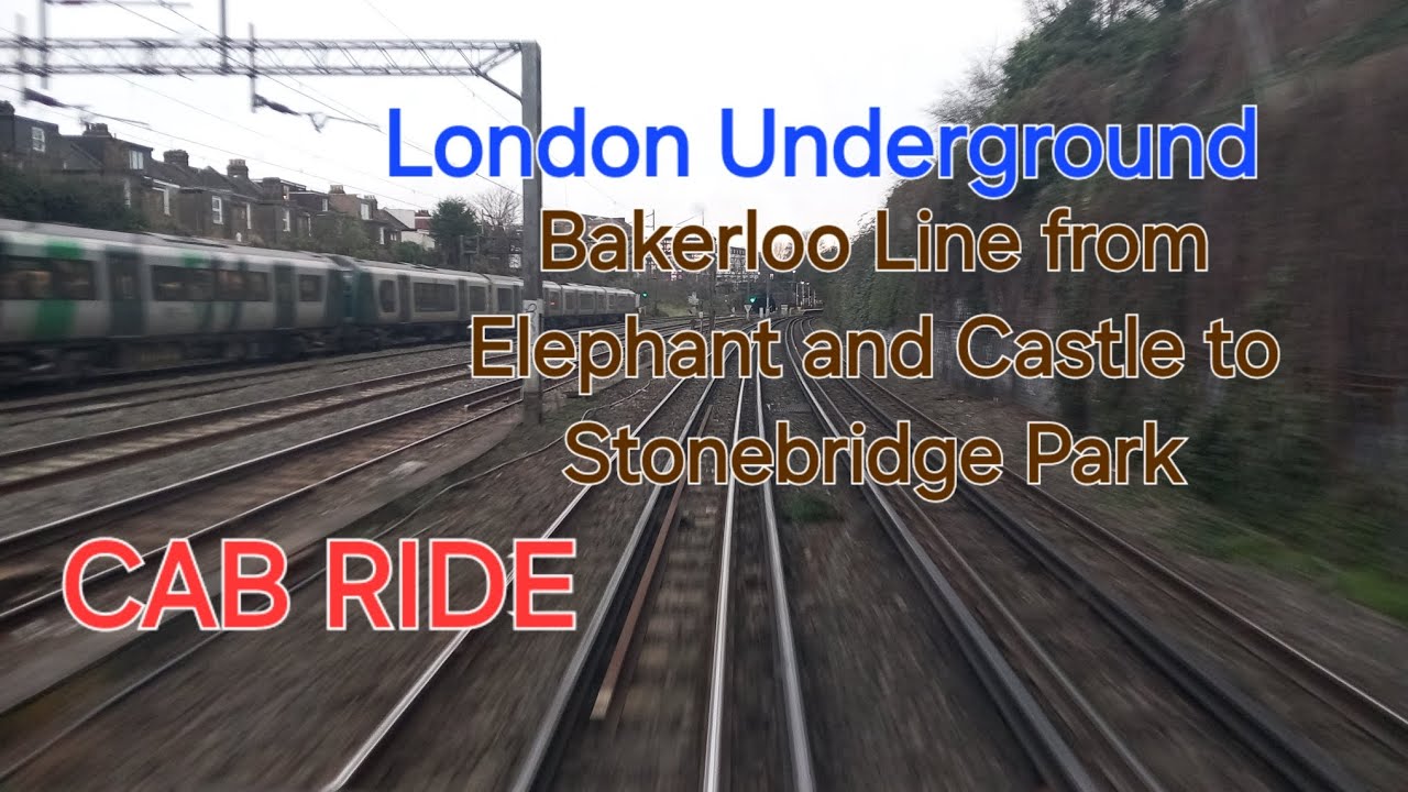 London Underground Bakerloo Line from Elephant and Castle to ...