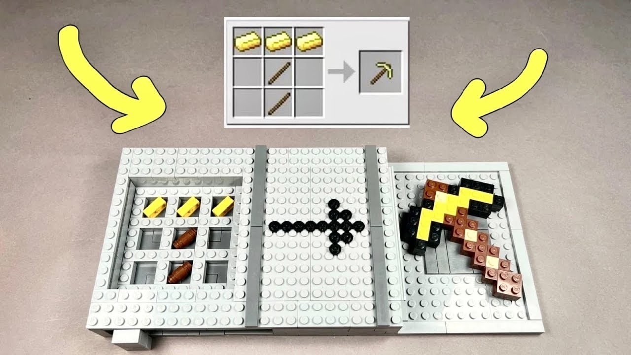 HOW TO MAKE A MINECRAFT WORKBENCH FROM LEGO - YouTube