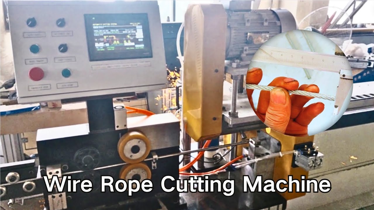 Wire Rope Cutting Machine/Automatic Steel Wire Rope Cable Cutting ...