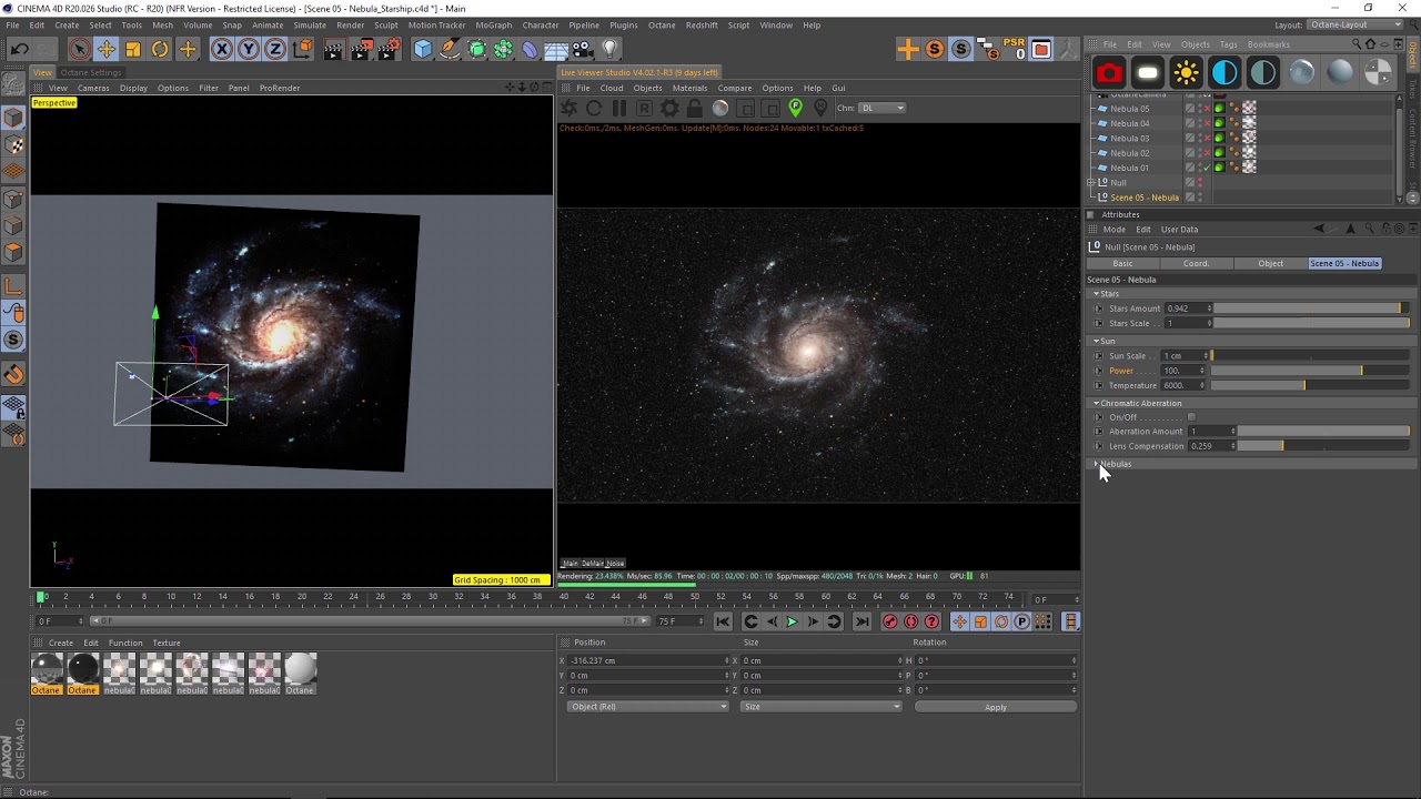 Octane Lighting Essentials Scene 5 - YouTube