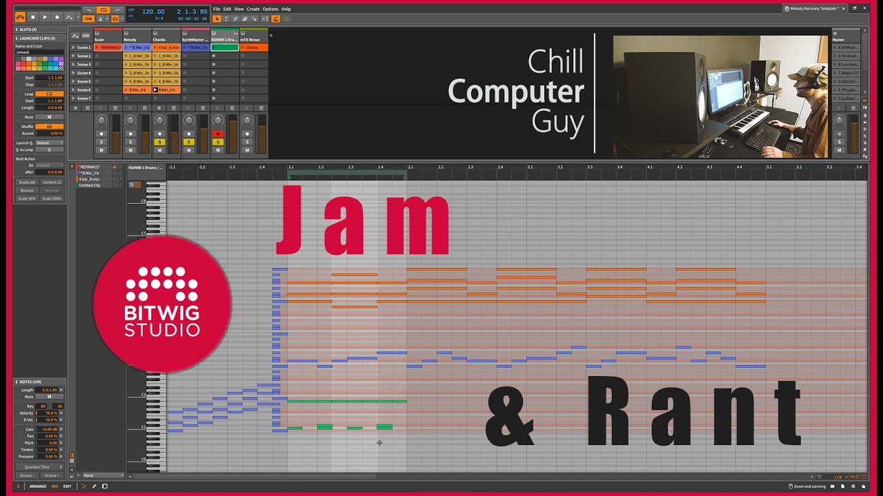 Bitwig Studio Jam and Rant: how to start a song - YouTube