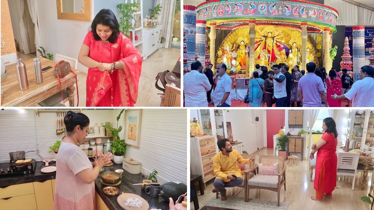 😲 Durga Puja Sashti Ke Din Tufan Mein Pura Exhibition Pandal Gir Gaya, Preparing For DEVI ...