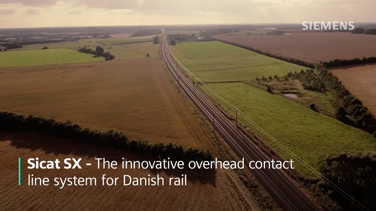 The full electrification of the Danish railway network | Sicat SX - YouTube