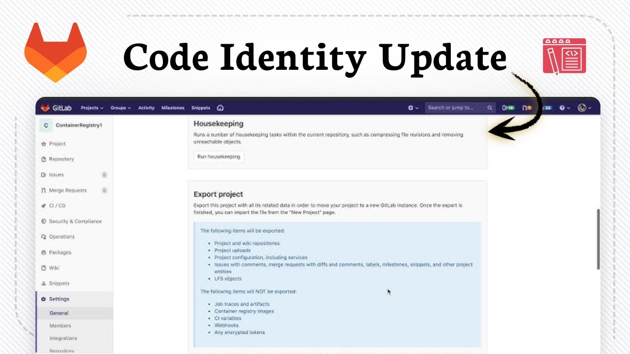 How to rename a project in GitLab (Name Change) - YouTube