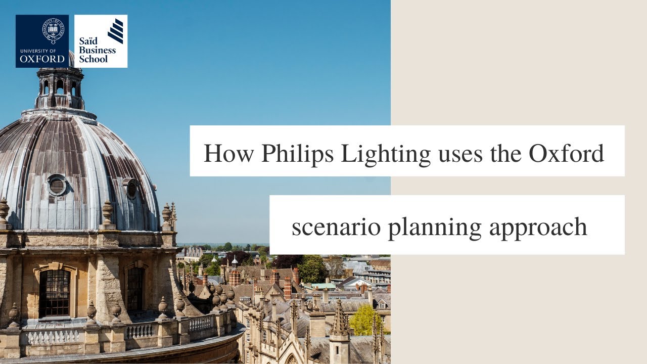 How Philips Lighting uses the Oxford scenario planning approach - Full ...
