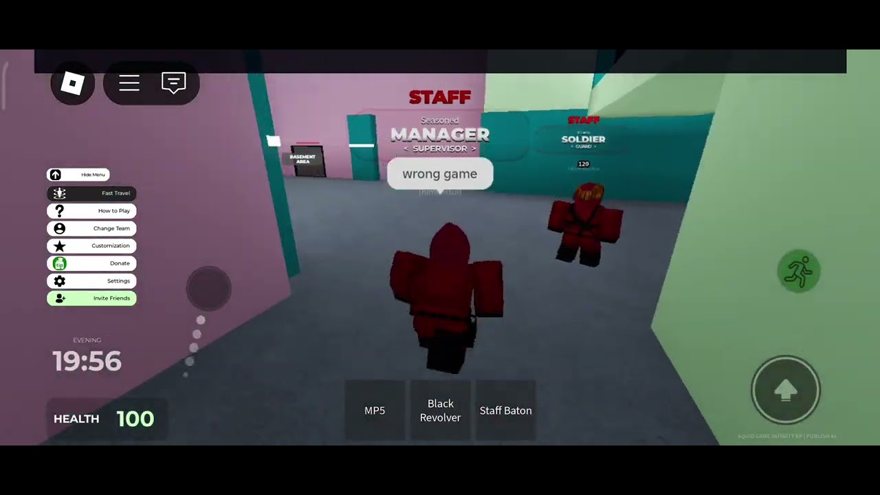one day in the life of a Manager in squid game Infinity RP (Roblox) # ...