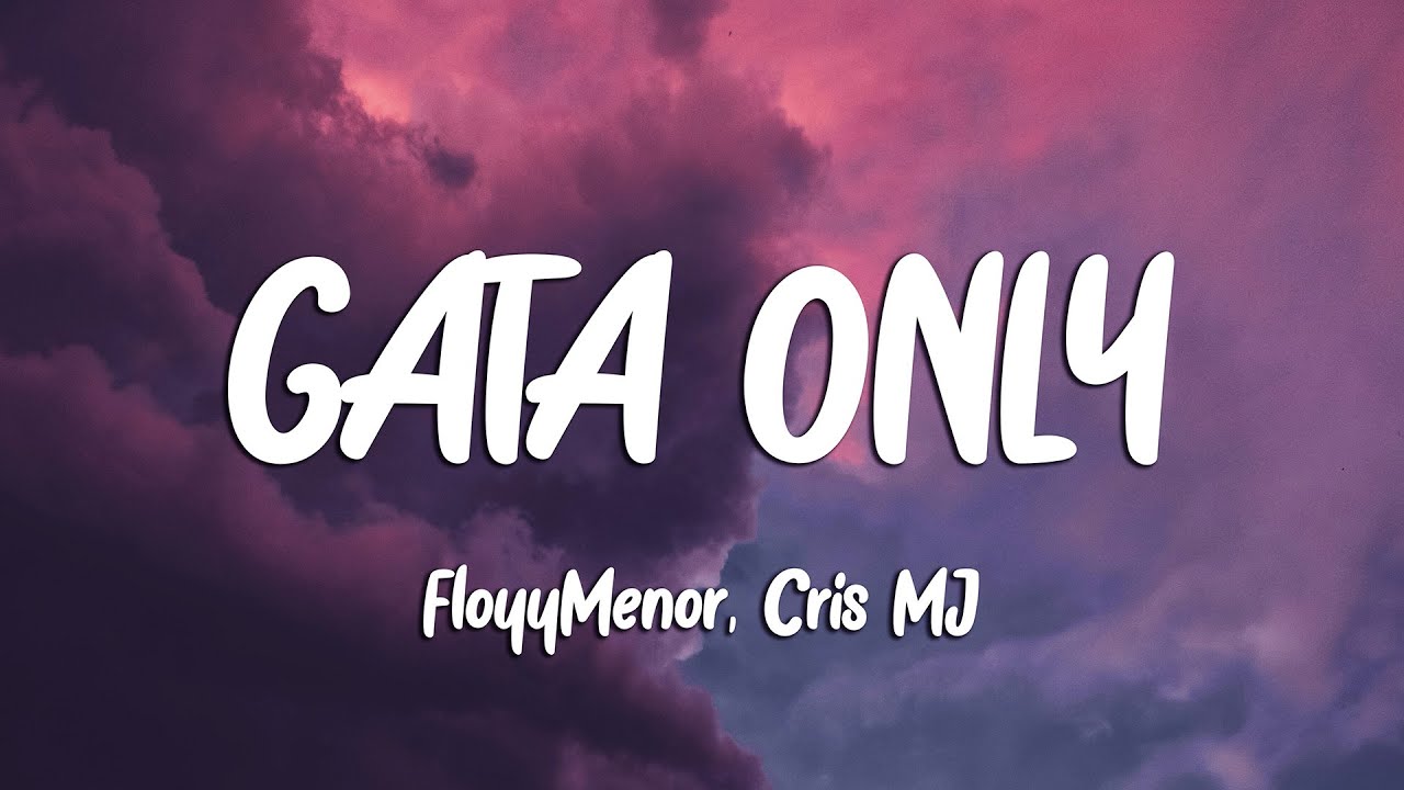 FloyyMenor - GATA ONLY ft. Cris MJ (Letra/Lyrics) - YouTube