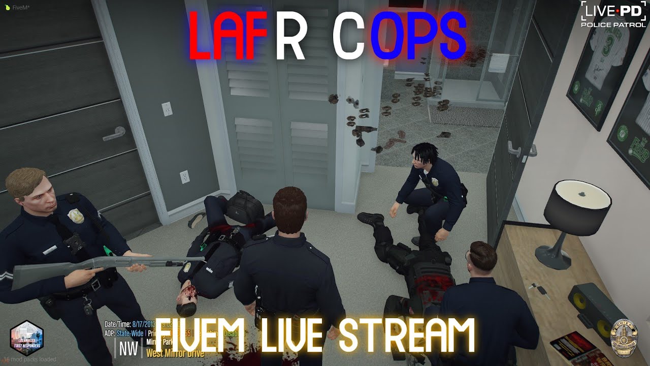 Los Angeles First Responders - (FIVEM) Live Stream (LAPD) 2021 Tahoe ...