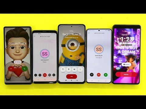 Incoming Call+Social Media & Alarm Clock on Google Pixel 6,Redmi N11Pro,Samsung S9/S21,Infinix N30P 