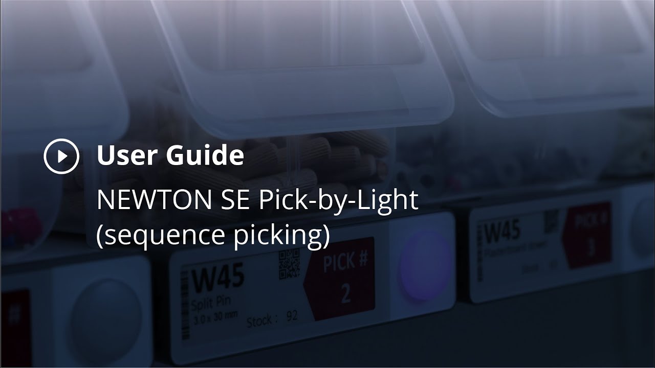 Newton in Action: Pick-by-Light Solution | SOLUM Electronic Shelf ...