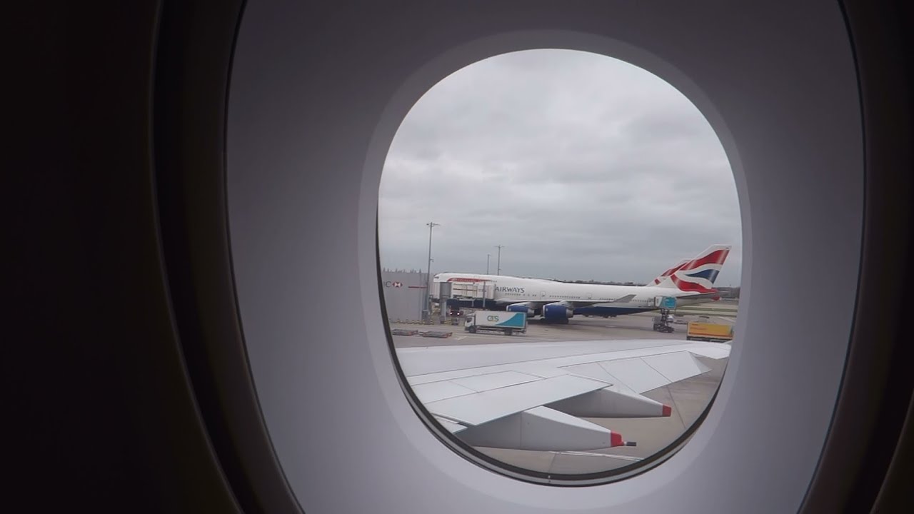 British Airways A380 First Officer Announcement flight to Washington ...