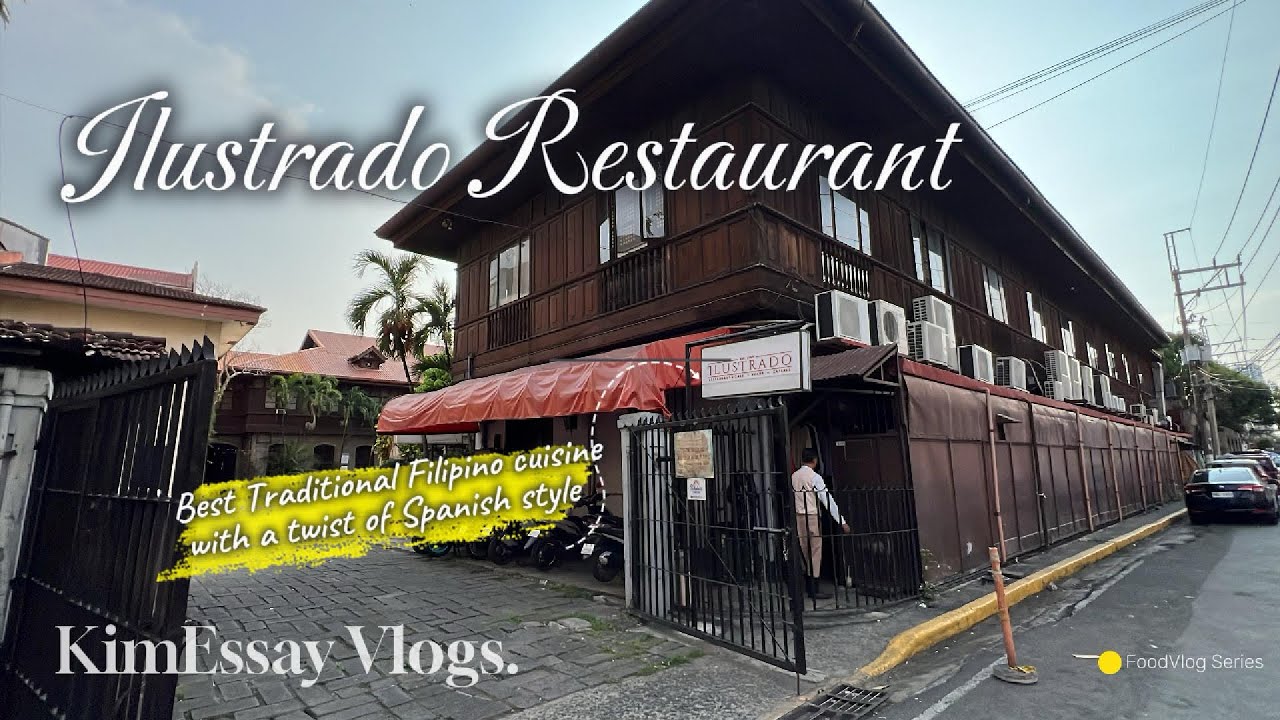 Ilustrado Cafe and Restaurant at the Heart of Intramuros - YouTube