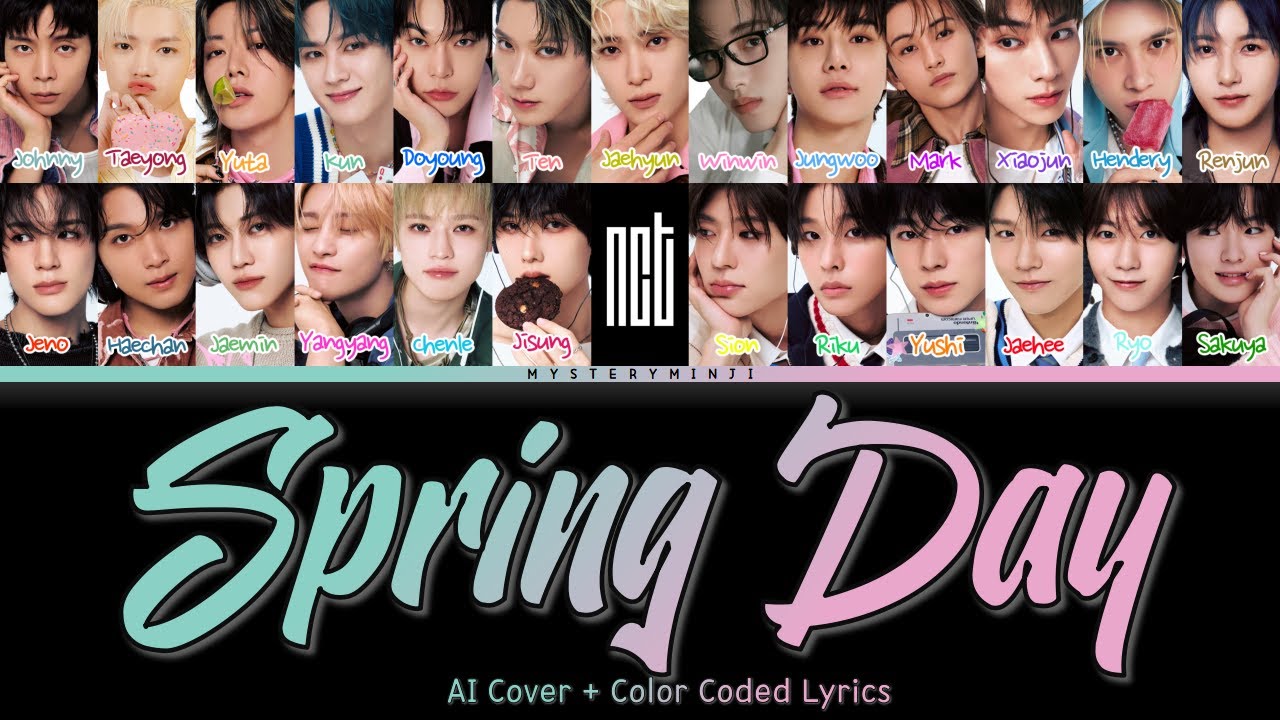 NCT OT25 - Spring Day (BTS) | AI Cover + Color Coded Lyrics - YouTube