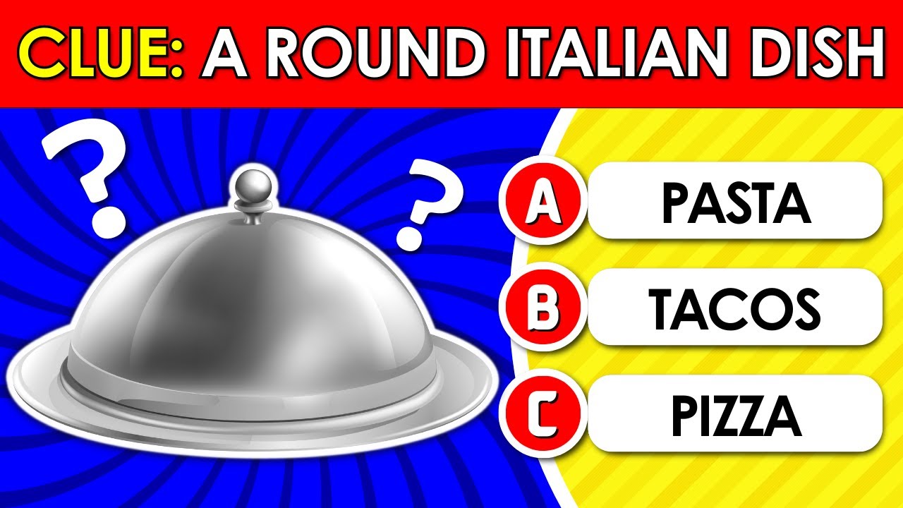 Can you Guess the Food by Clues? 🍔👀 | Food Quiz - YouTube