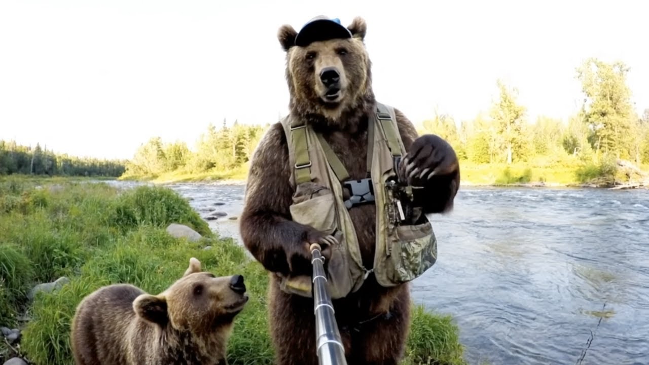 The Bear Fishing Show: Episode 1 - (Google Veo 3) - YouTube