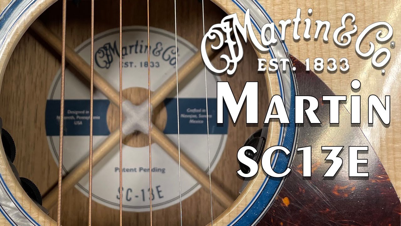 Обзор гитары Martin SC13E | Review Martin SC13E - YouTube