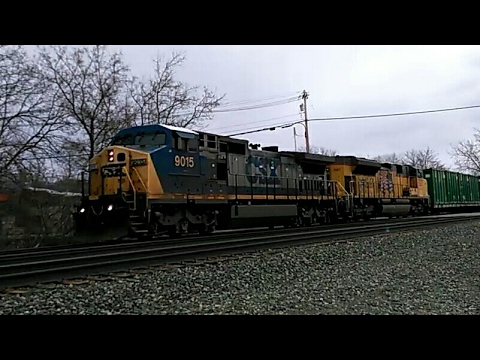 [HD] CSX Q363 Manifest Train Westbound - Fairport, NY #subscribe - YouTube