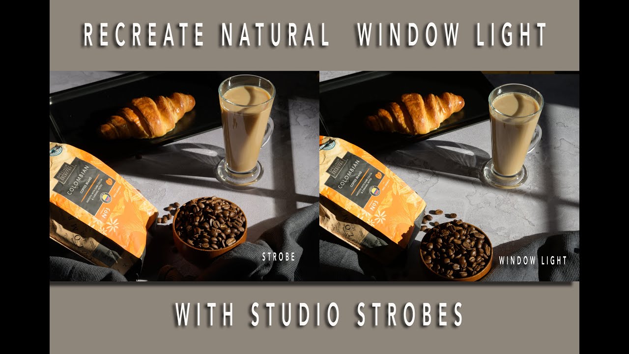 Recreate Natural window light using strobes for food photography # ...