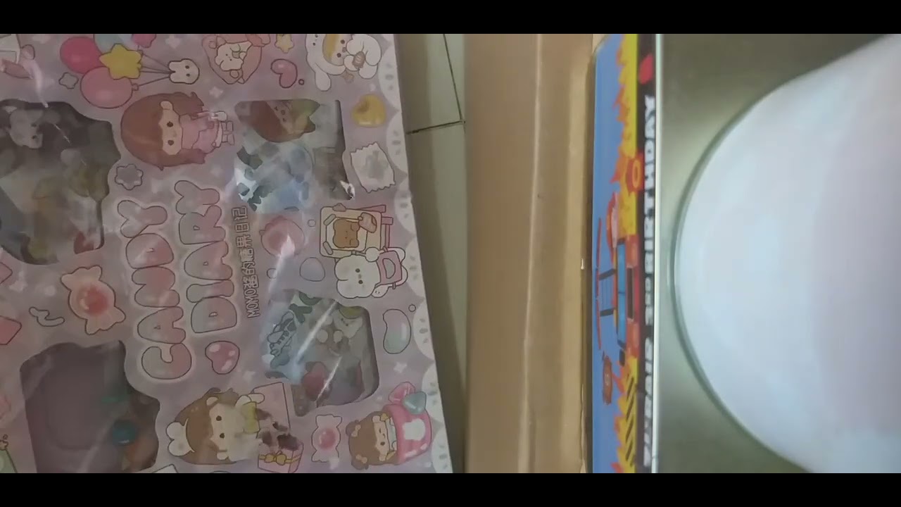 candy diary Anboxing stiker - YouTube