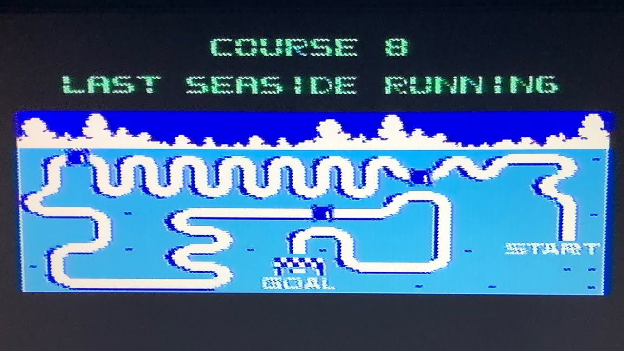 Rad Racer NES Course 8: Last Seaside Running FINALE - YouTube