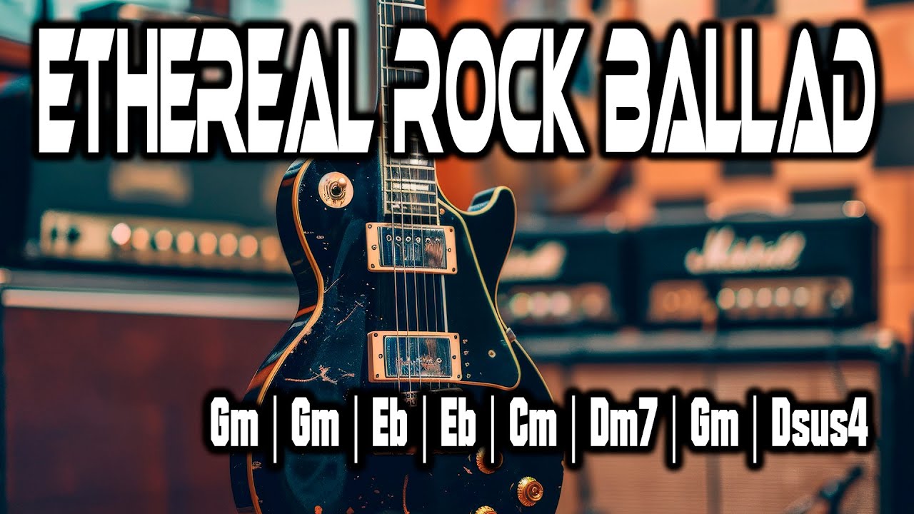 Ethereal Rock Ballad Backing Track in Gm - YouTube