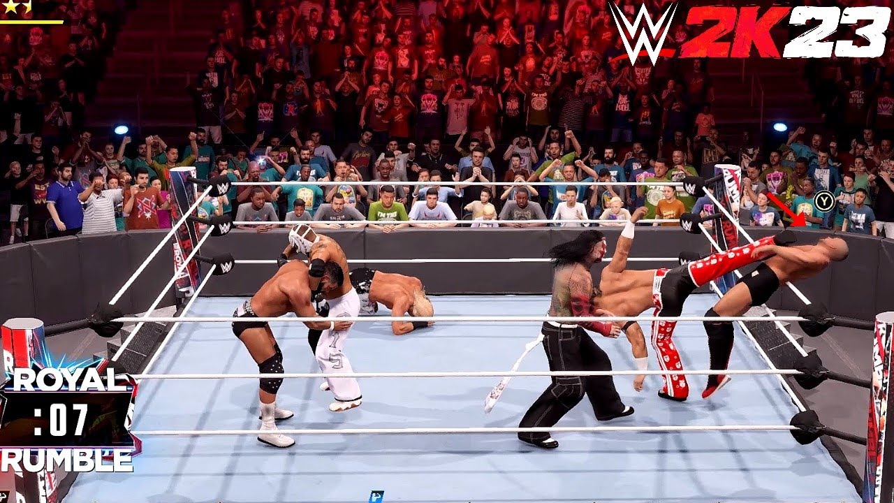 The Best WWE 2K23 30 Man Royal Rumble Match Ever! - YouTube