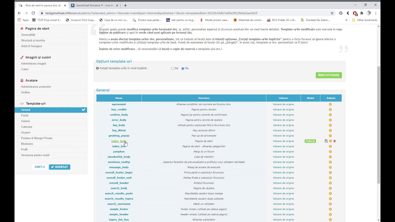 Modificare statistici phpbb2 forumgratuit - YouTube