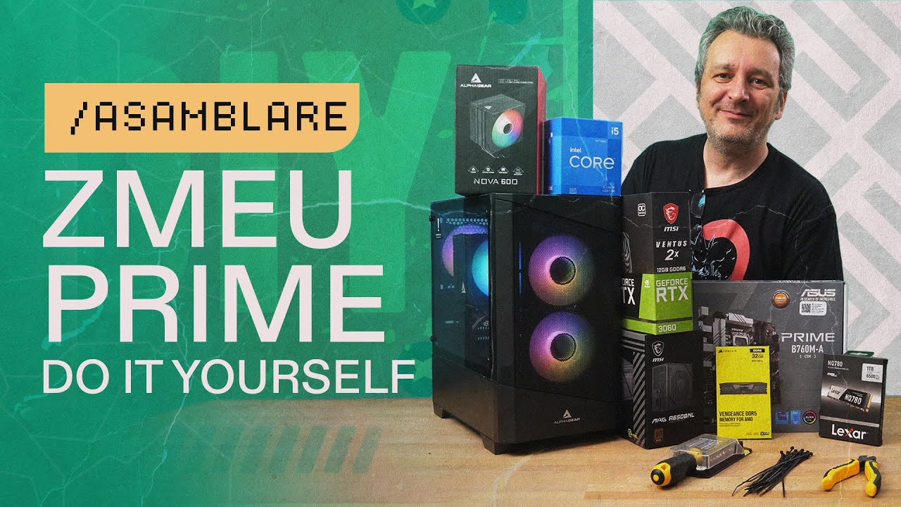 Asamblare PC ZMEU Prime (Do It Yourself KIT) - YouTube