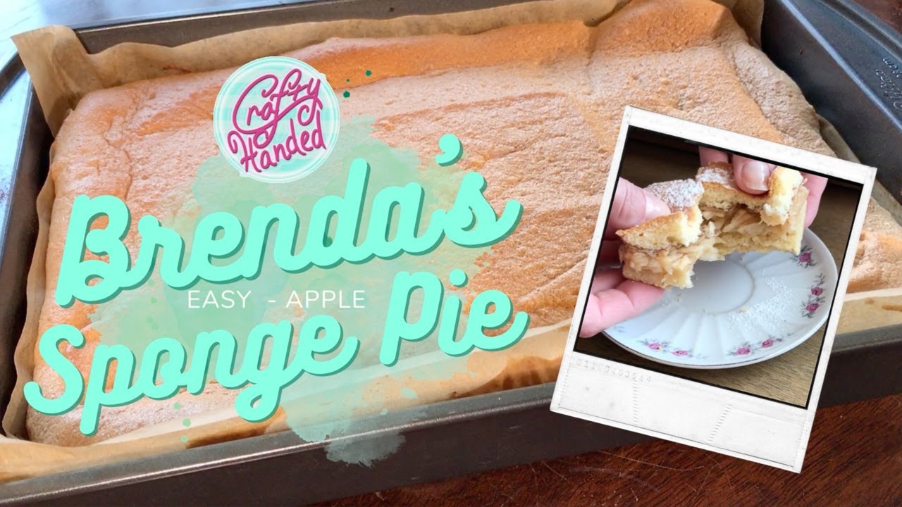 Delicious Apple Sponge Pie Recipe - YouTube