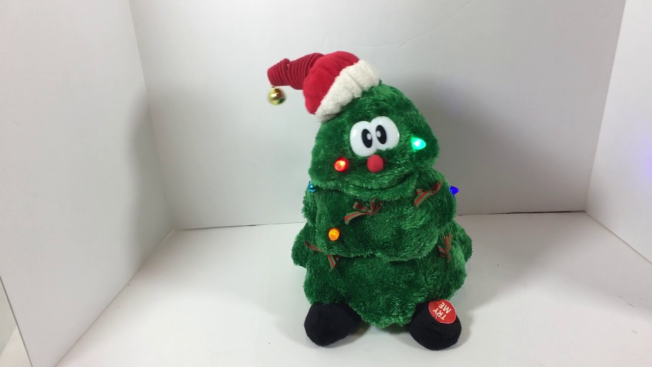 Sound and Light Animatronics Xmas Tree Rockin Around - YouTube
