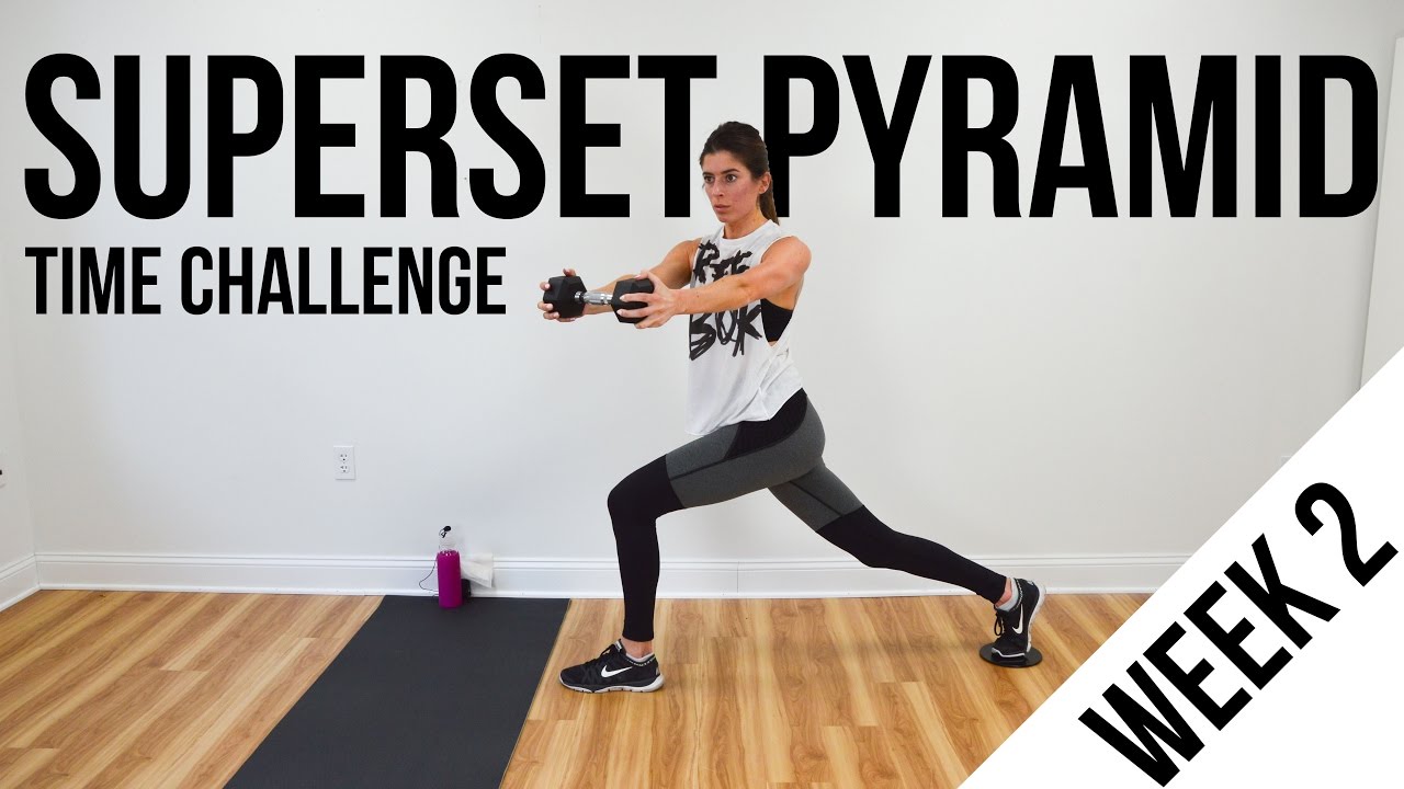 Superset Pyramid Time Challenge Workout (Week 2) - Slider Exercises ...