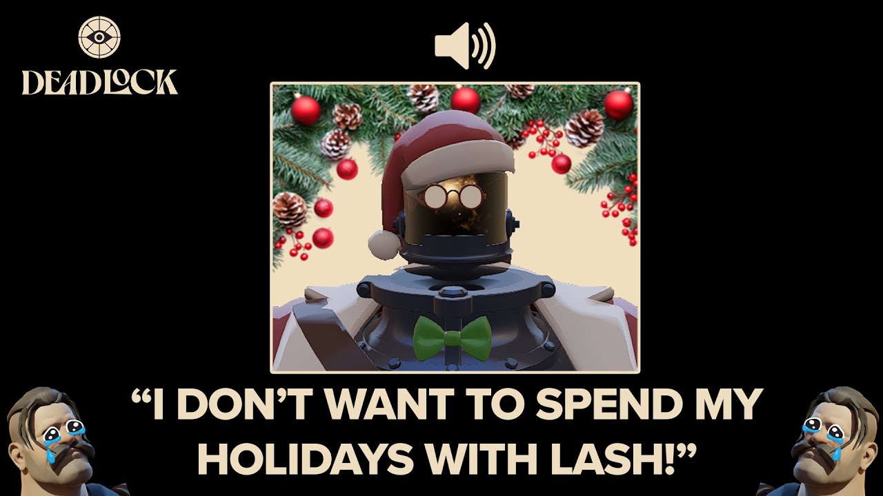 All New Dynamo Christmas Voicelines (Singularity Cast And Unselected) | Valve's DEADLOCK - YouTube