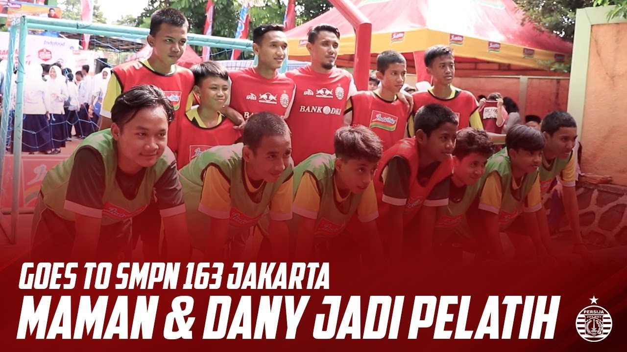 Maman dan Dany Saputra Jadi Pelatih di SMPN 163 Jakarta - YouTube