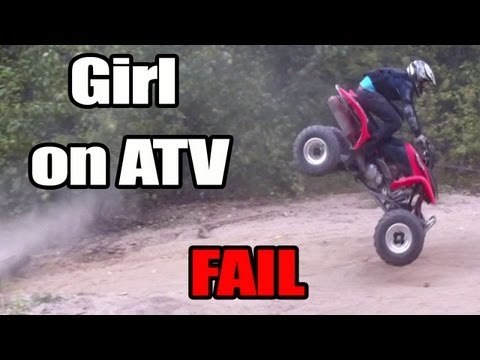 FAILS WORLD - Girl Crash With ATV !