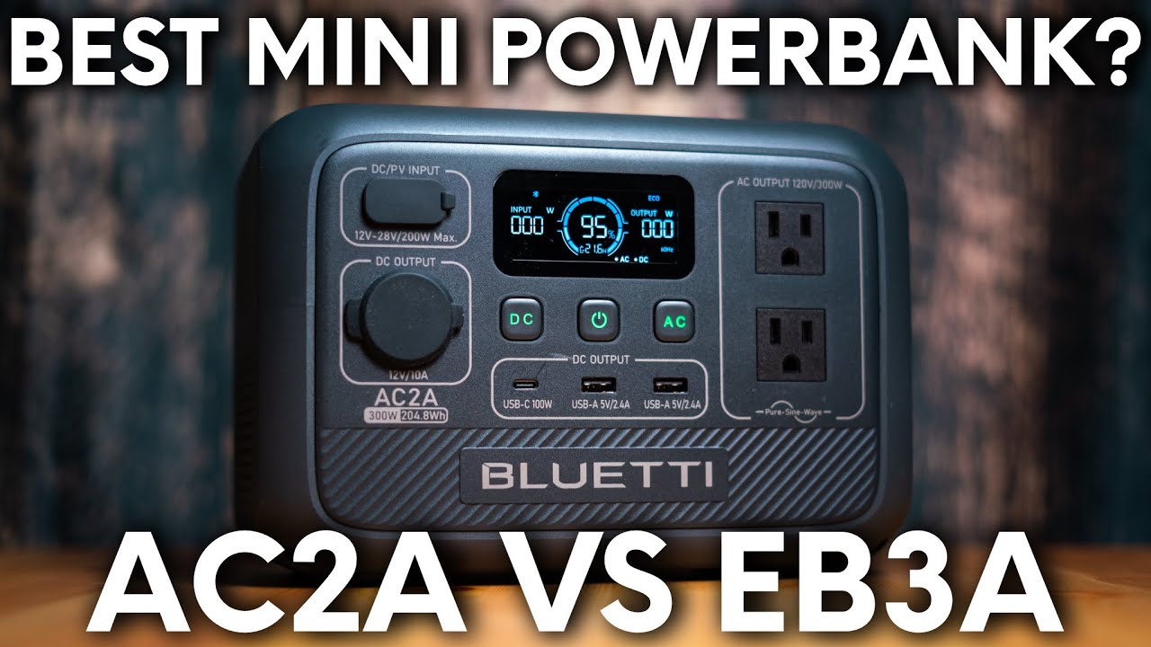 Comparing The 2 Best Mini Power Banks! BLUETTI AC2A vs EB3A - YouTube