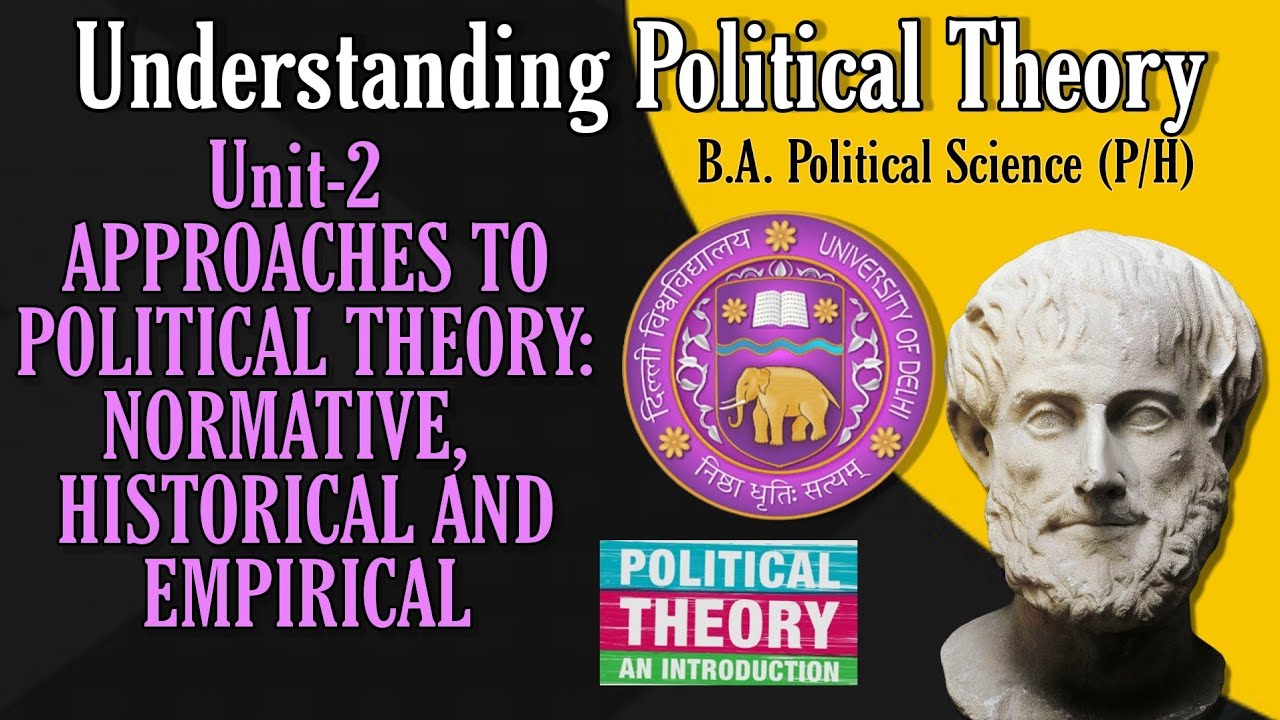 Unit-2 APPROACHES TO POLITICAL THEORY: NORMATIVE, HISTORICAL AND ...