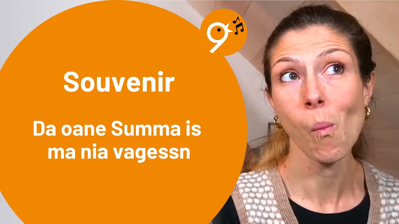 Einsingen um 9 (29.10.25) mit Sarah, Da oane Summa is ma nia vagessn ...