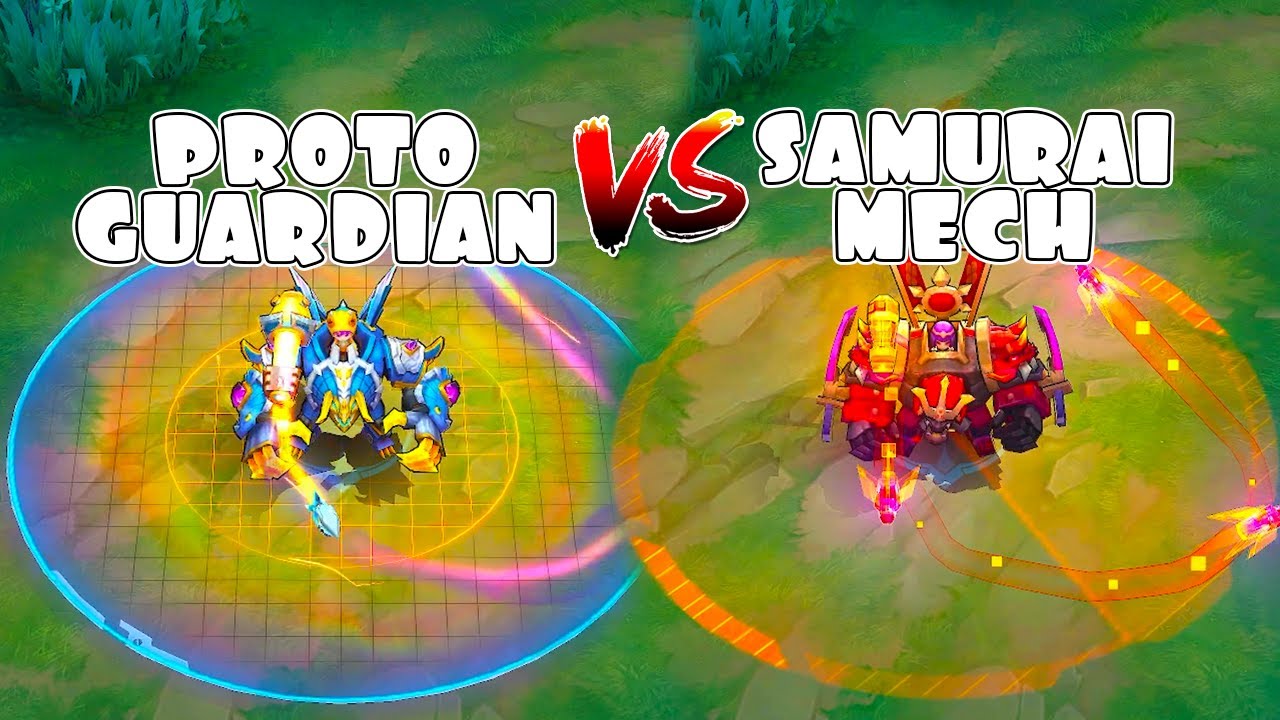 Jawhead Proto Guardian VS Samurai Mech Skin Comparison - YouTube