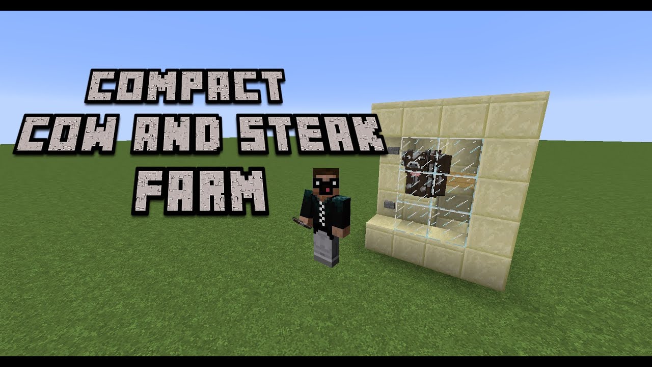 Compact Cow and Cooked Steak Farm [Tutorial] - YouTube