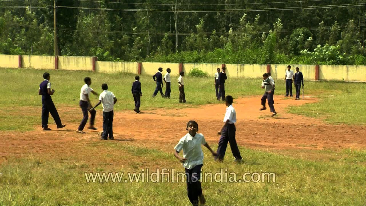Indian School Children Playing