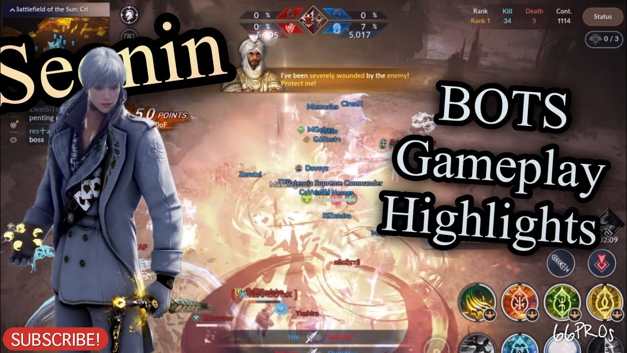 Black Desert Mobile 🐯Seonin🐯BOTS Gameplay, Sorry It’s look so bad, I ...