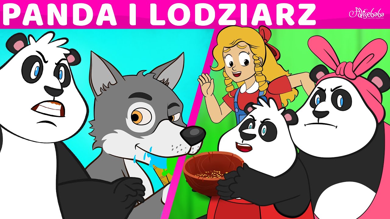 Panda i Lodziarz & Złotowłosa i rodzina pand | Bajki po Polsku | Bajka ...