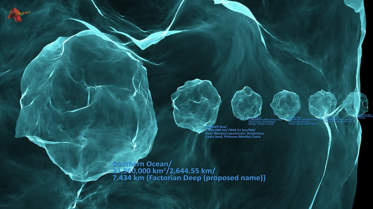 The Grand Scale of Seas: Navigating Oceanic Dimensions - YouTube