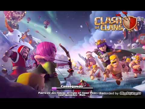 atakando em clash of clans