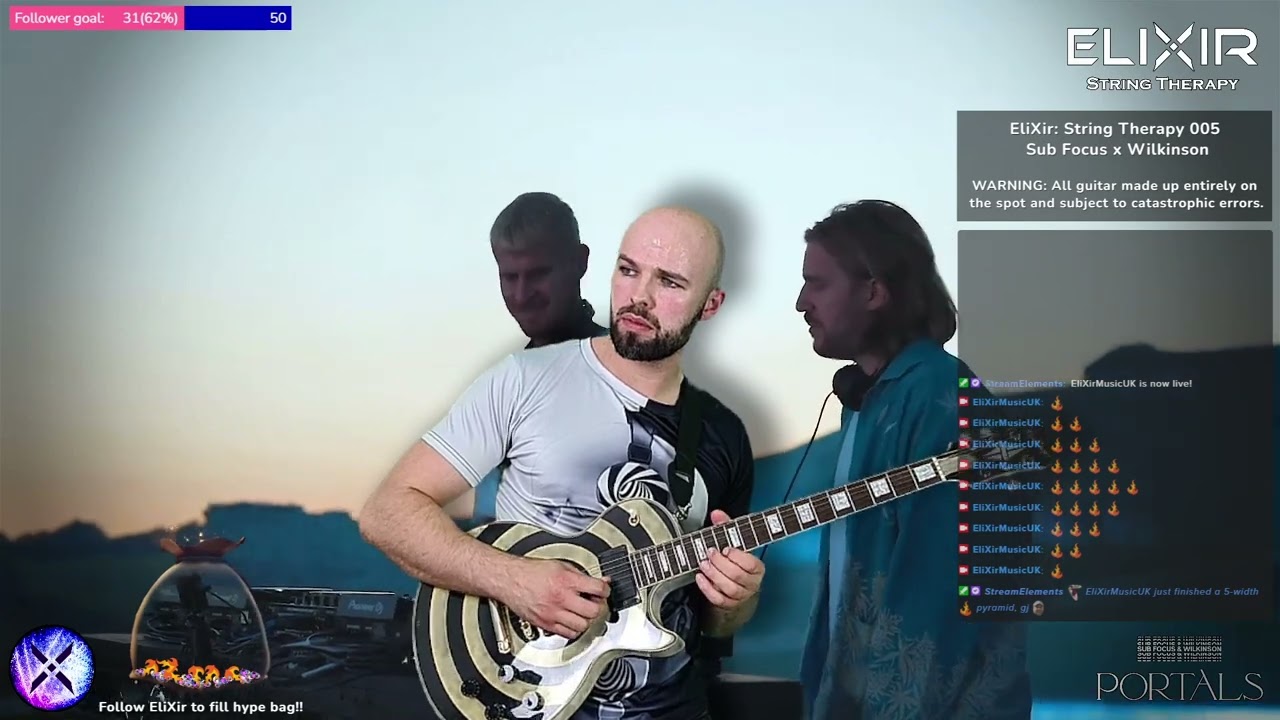 EPIC GUITAR OVER DNB! Sub Focus x Wilkinson freestyle guitar solo ...