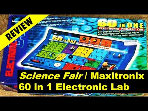 Christmas Review: Maxitronix 60 in 1 Electronic Project Lab - YouTube